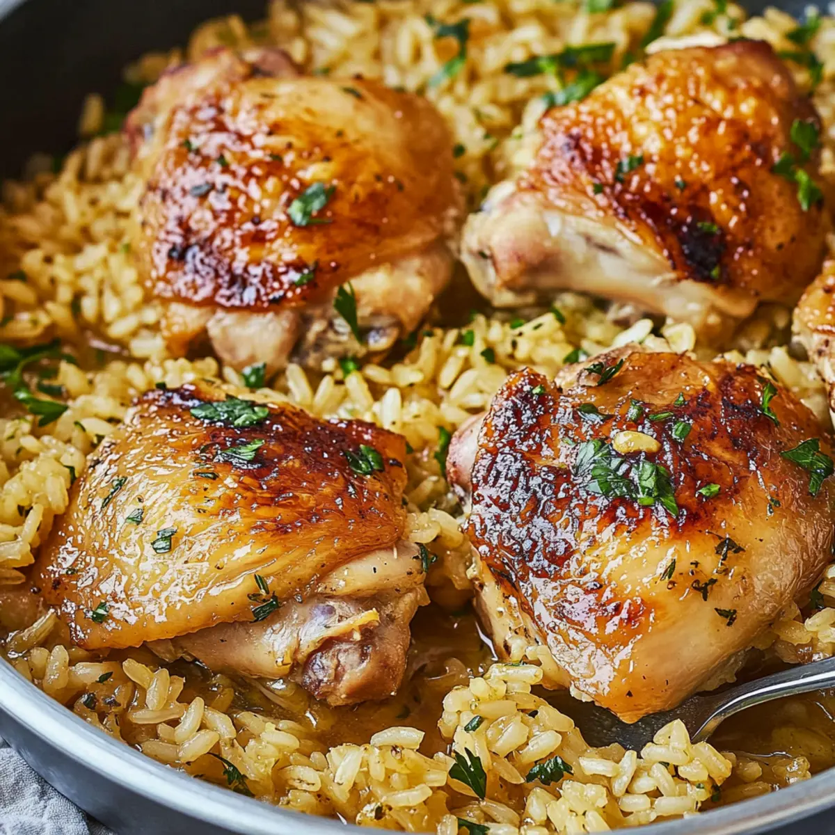 Irresistible Chicken Thighs and Rice for a Cozy Family Dinner